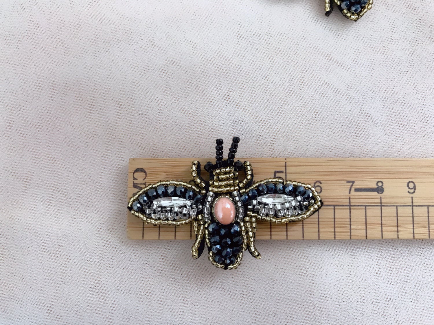 Bee Beaded Patches, Graceful Rhinestone Applique for Clothing DIY ...