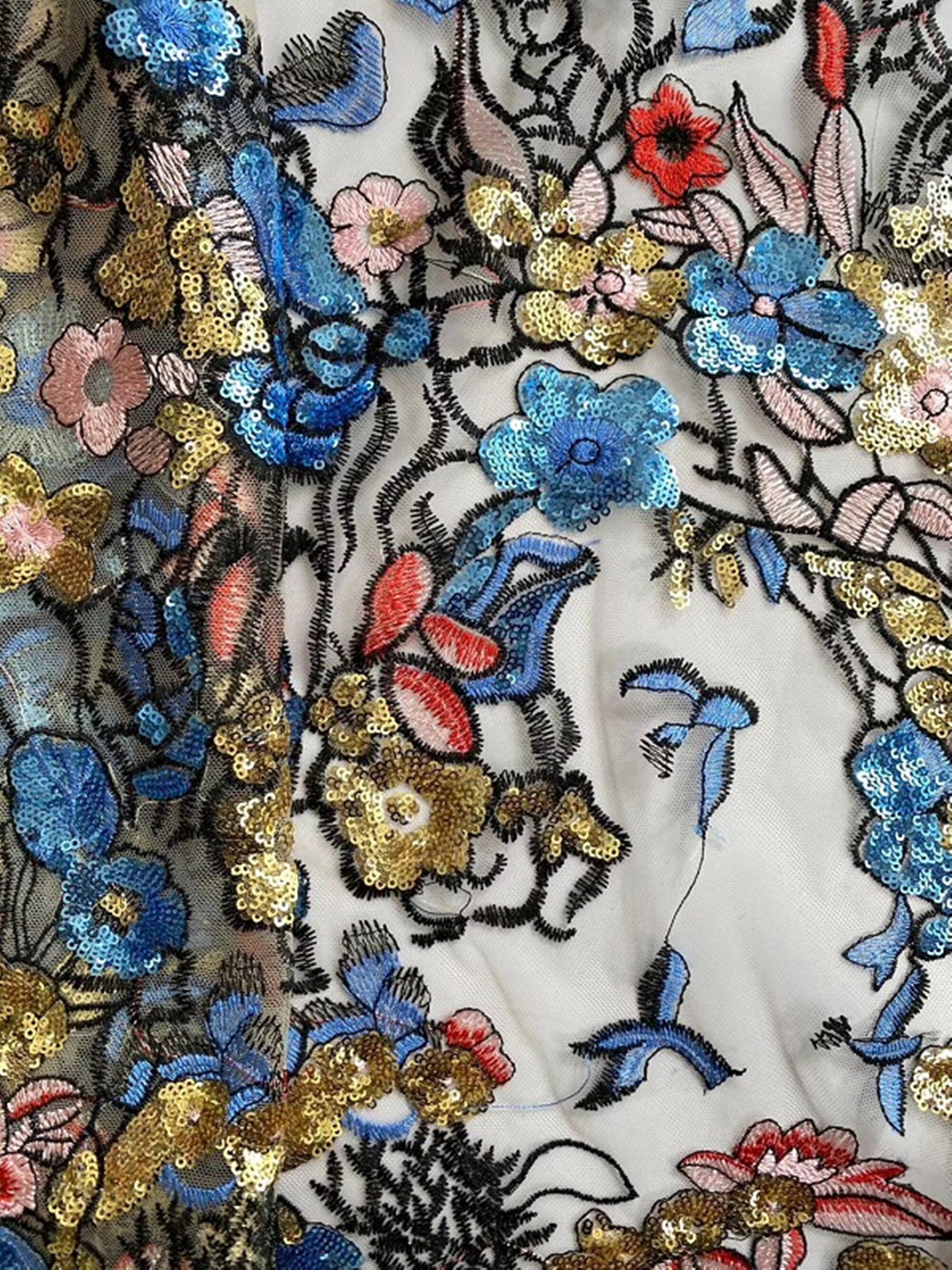New Fashion Sequin Lace Fabric Sequins Bridal Lace Fabric | Etsy