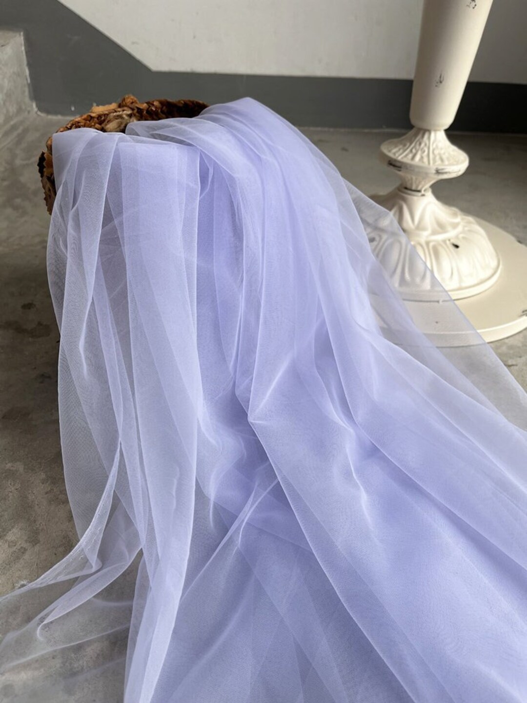 Fairy Tulle, Smooth Soft Purple Tulle Fabric for Wedding Dress, Party ...