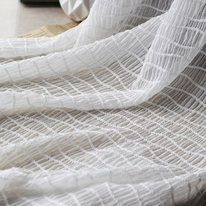 Pleated Chiffon Fabric, Wave Motif Chiffon Lace Fabric, Ruffle Elastic ...