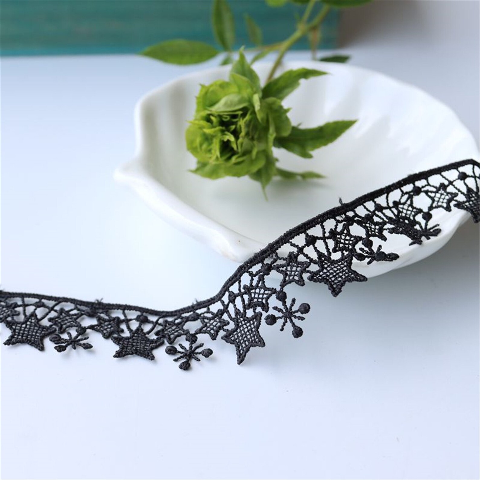Beautiful Star Lace Trim Venice Star Lace Ribbon Trim for DIY Bridal ...