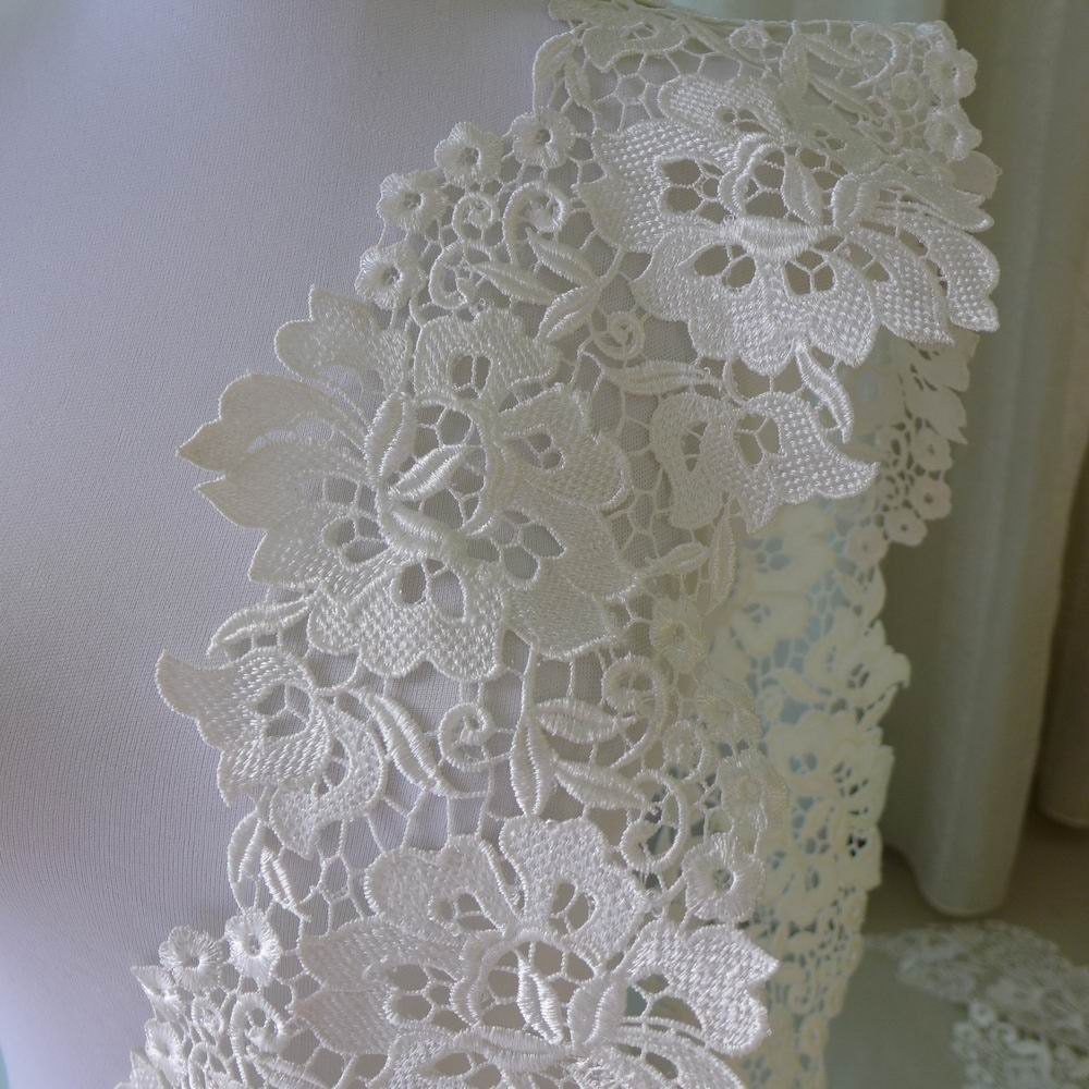 Ivory Lace With Rose Bridal Lace Trim Venise Lace in White - Etsy
