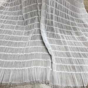 Pleated Chiffon Fabric, Striped Chiffon Lace Fabric, Ruffle Elastic ...