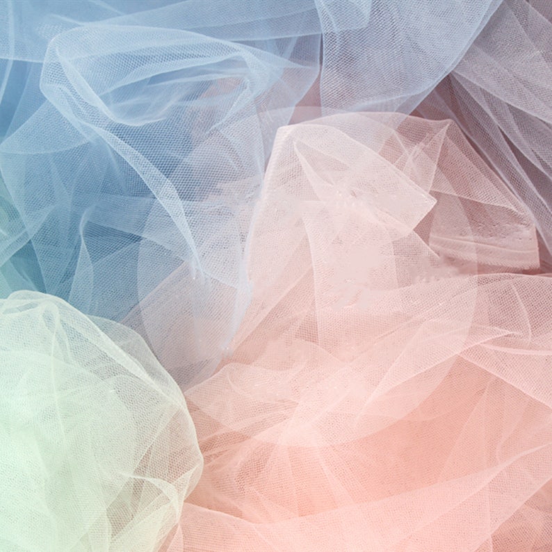 Soft Tulle Fabric 63 Wide Netting Tulle Fabric for | Etsy