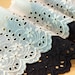 Black Cotton Lace Trim, 5.3 Wide Cotton Lace Trimming, Black Lace Trim ...