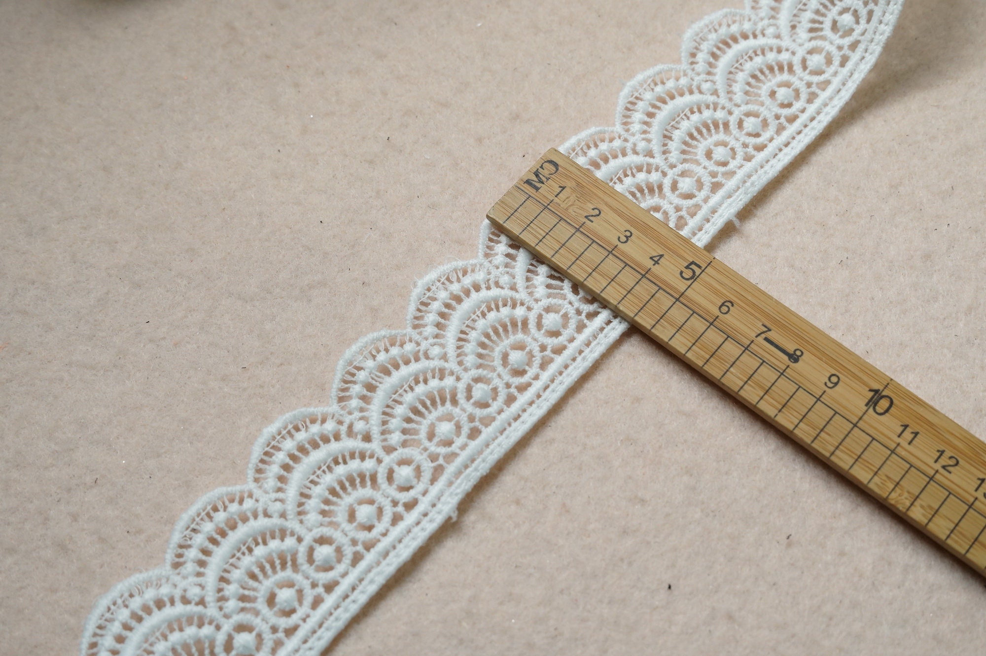 Vintage White Lace Trim Bridal Lace Trim Venice Lace Trim | Etsy