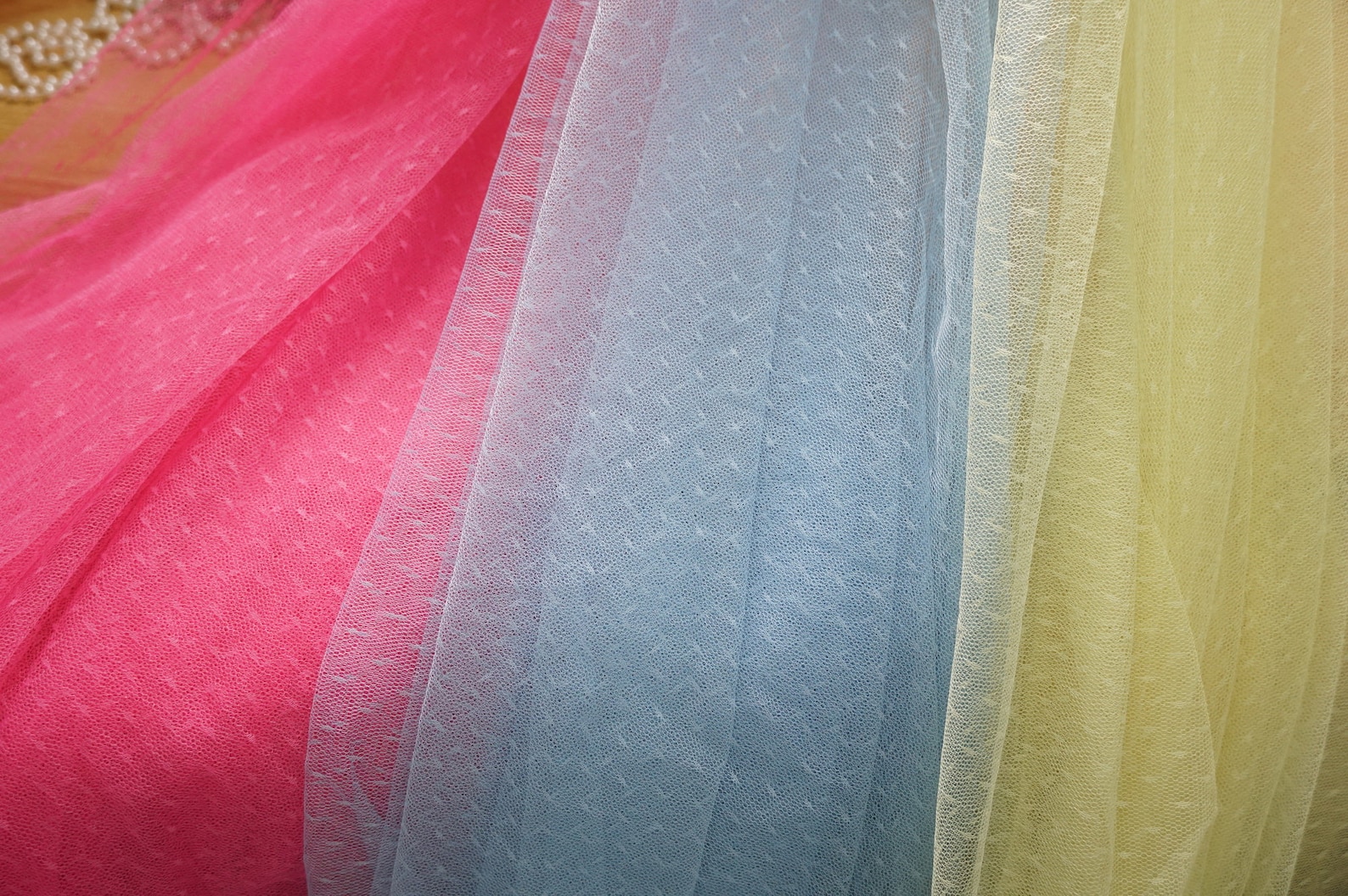 Soft Tulle Dot Lace Fabric Swiss Net and Dots Point Dot | Etsy