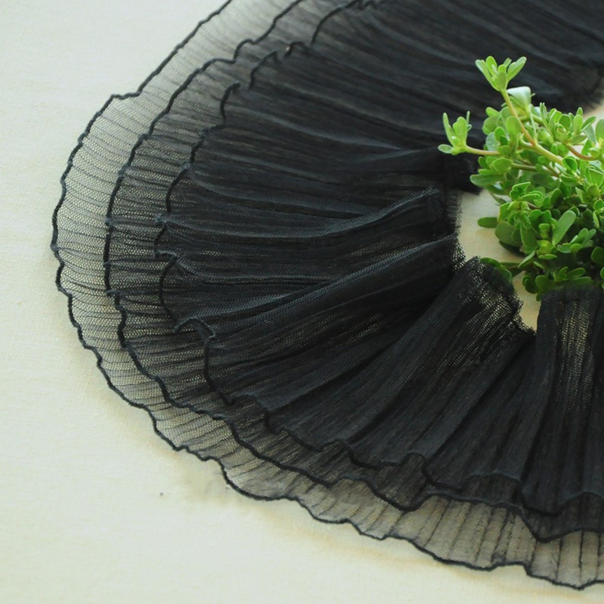 3 Layers ruffle lace trim ruffled lace trim decorative lace | Etsy