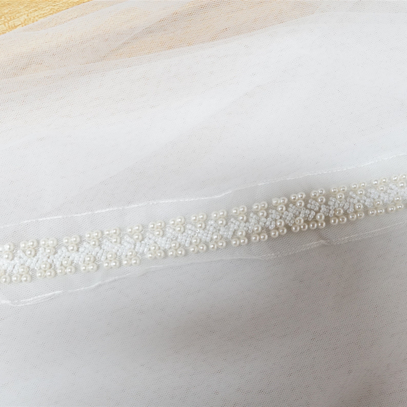 Exquisite Beaded Lace Trim Pearl Beading Lace Trim for Bridal - Etsy