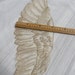Rose Gold Wing Applique, Angel Wing Embroidery Organza Applique, Pair ...