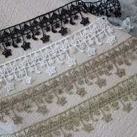 Pretty Star Lace Trim Venice Guipure Star Lace Trimming for DIY Bridal ...