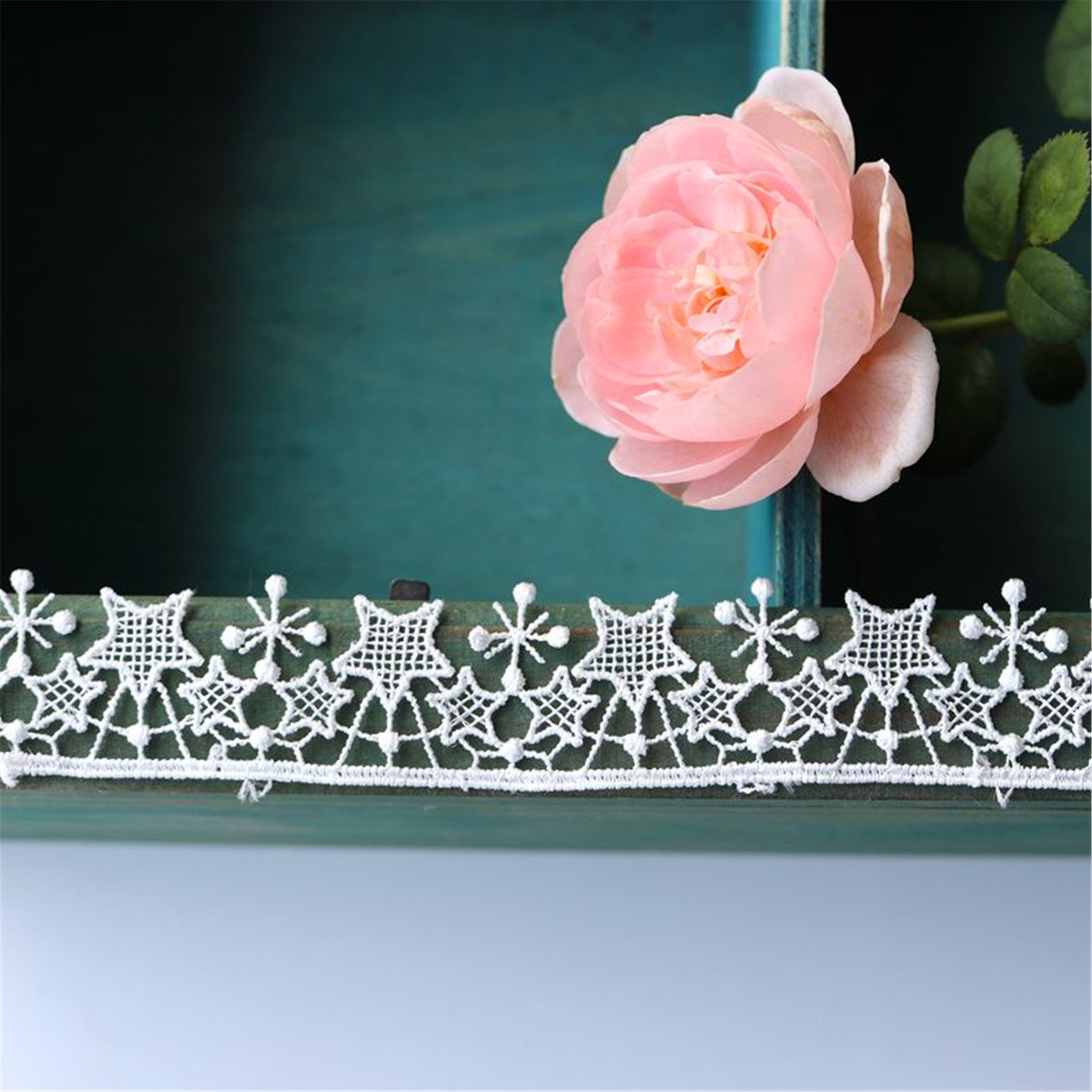 Beautiful Star Lace Trim Venice Star Lace Ribbon Trim for DIY Bridal ...