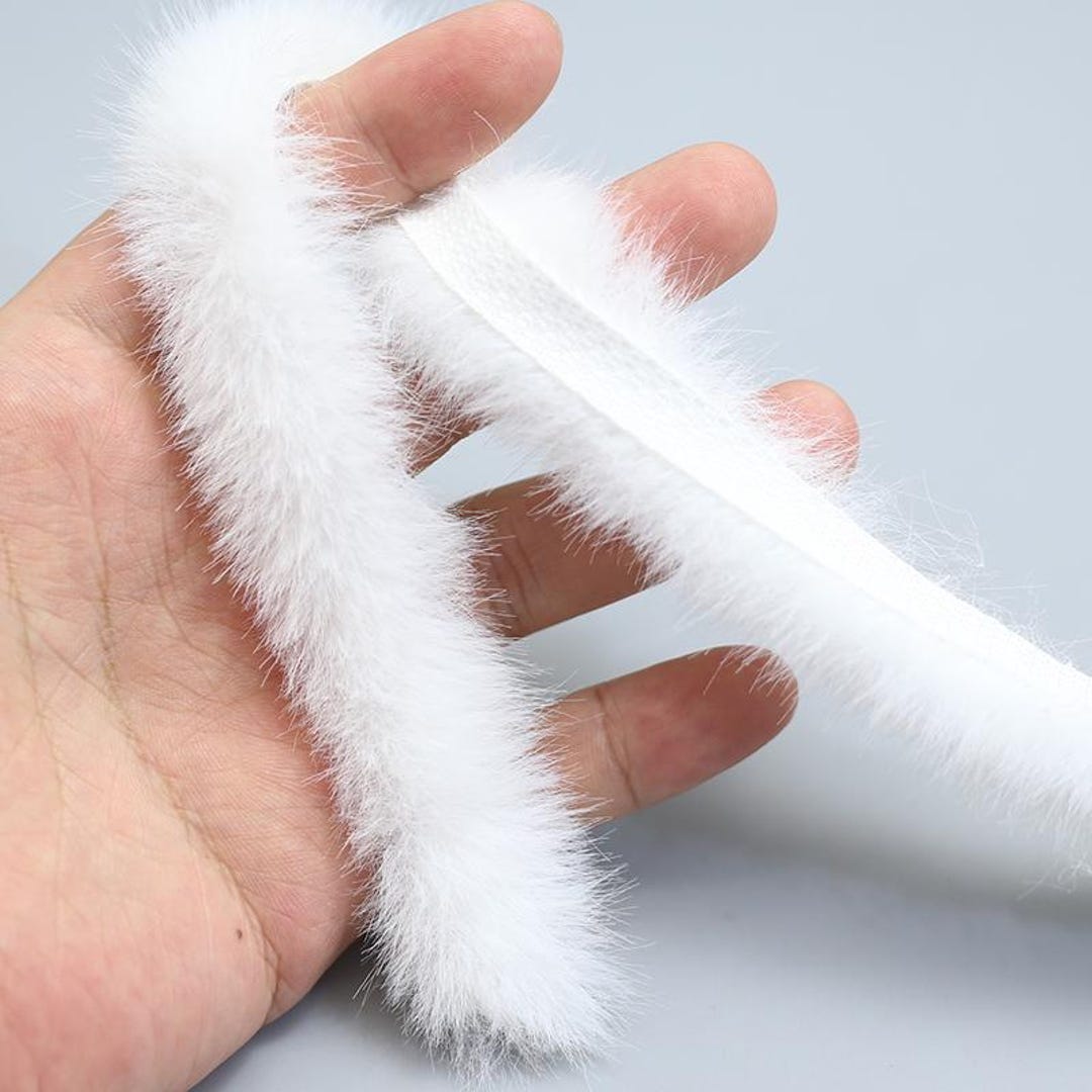 5 Colors, Soft Fluffy Trim, Plain Color Trim for Party Gown, Neckline ...