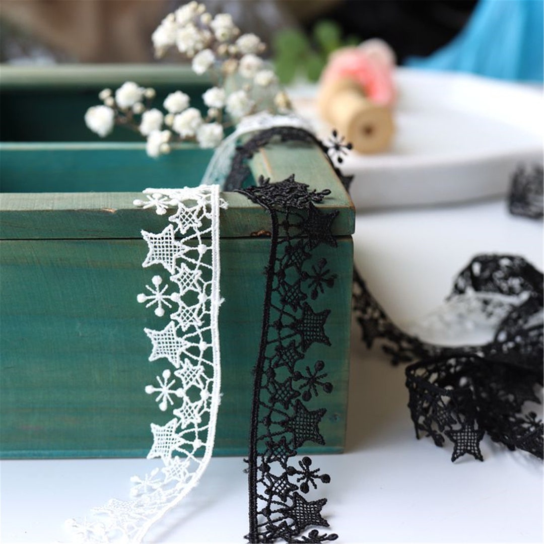 Beautiful Star Lace Trim Venice Star Lace Ribbon Trim for DIY Bridal ...