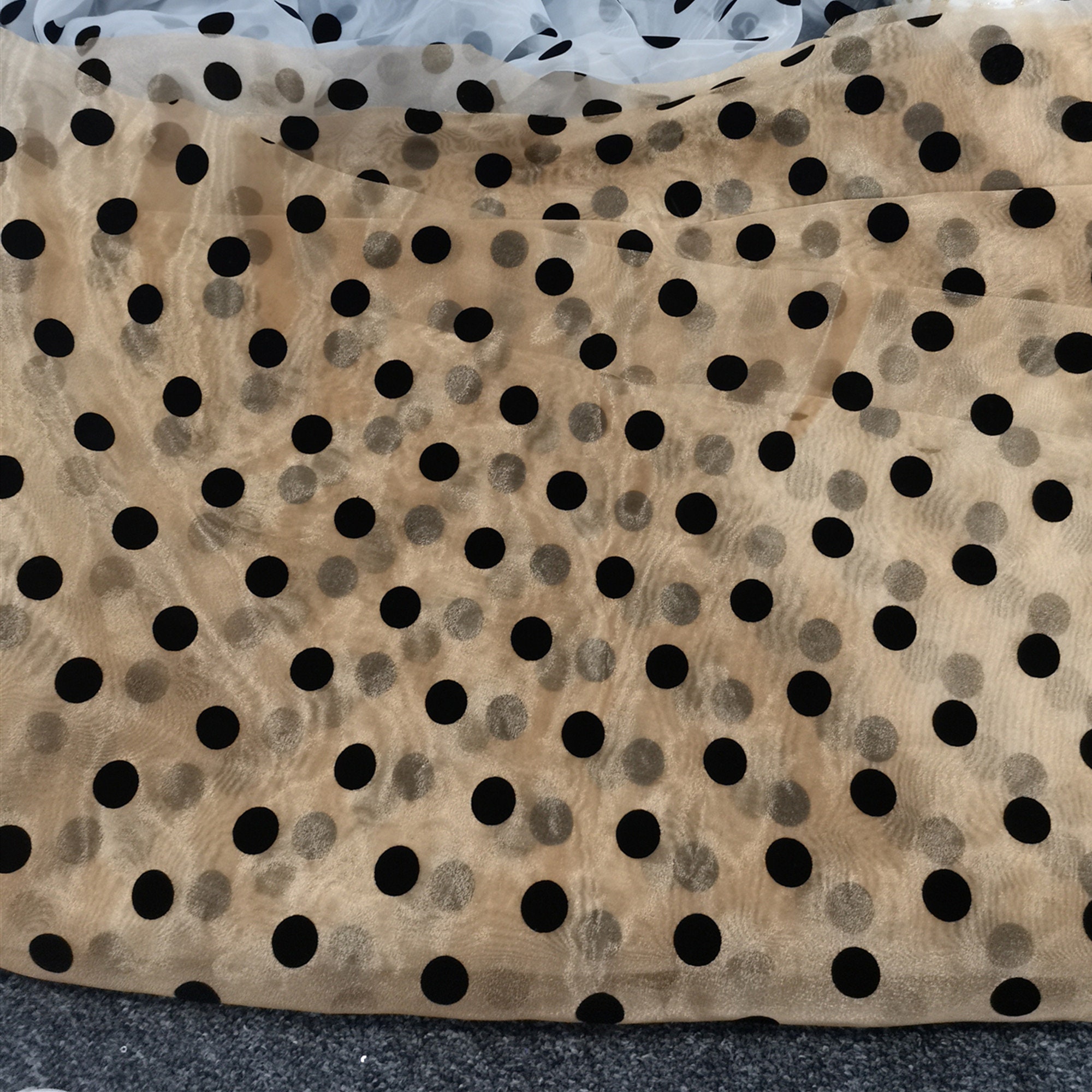 Dotted Fabric Large 2 Cm Polka Dots Organza Lace Fabric | Etsy