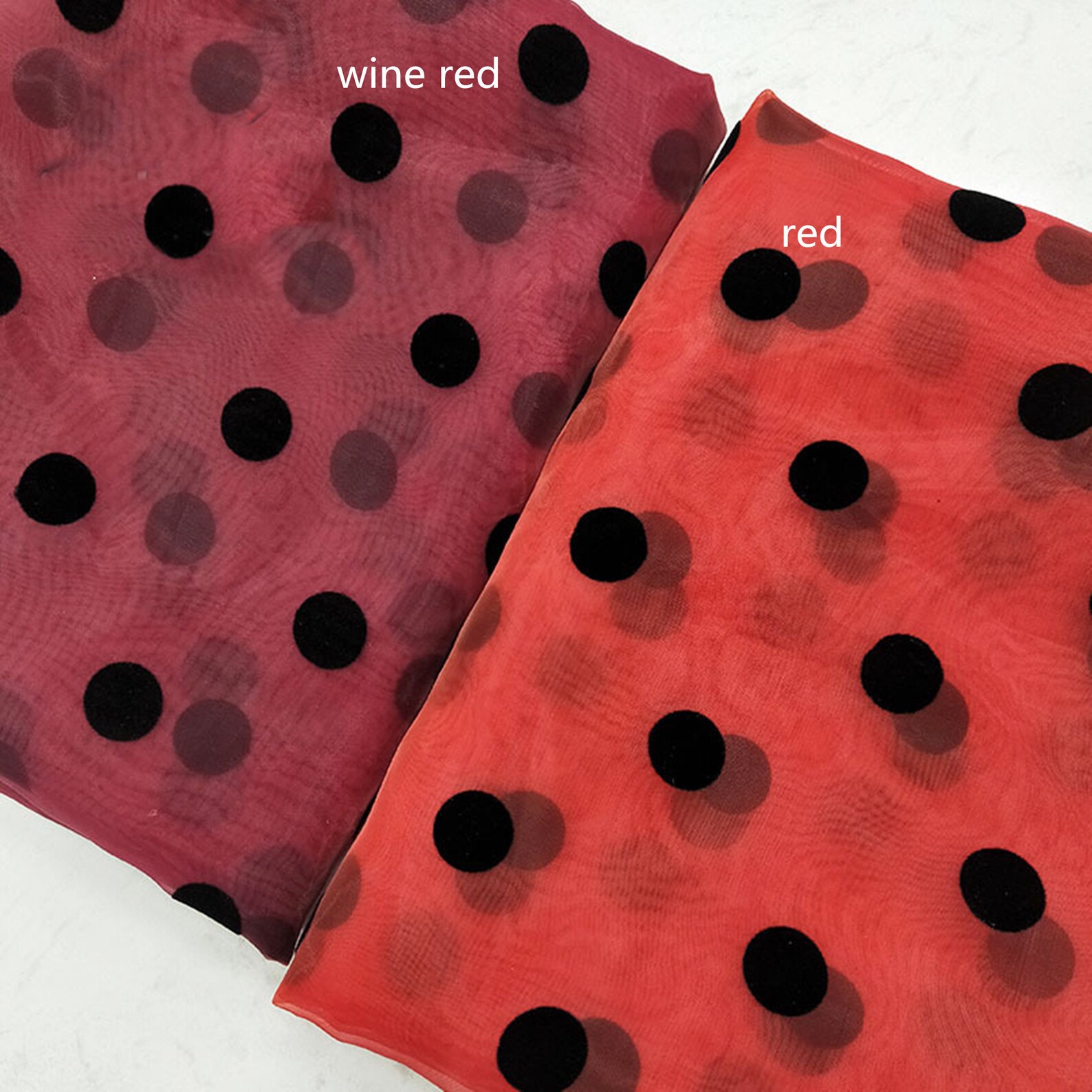 Dotted Fabric Large 2 Cm Polka Dots Organza Lace Fabric - Etsy