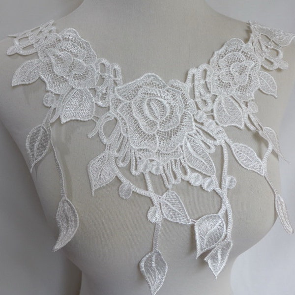 Rose Lace Applique - Etsy