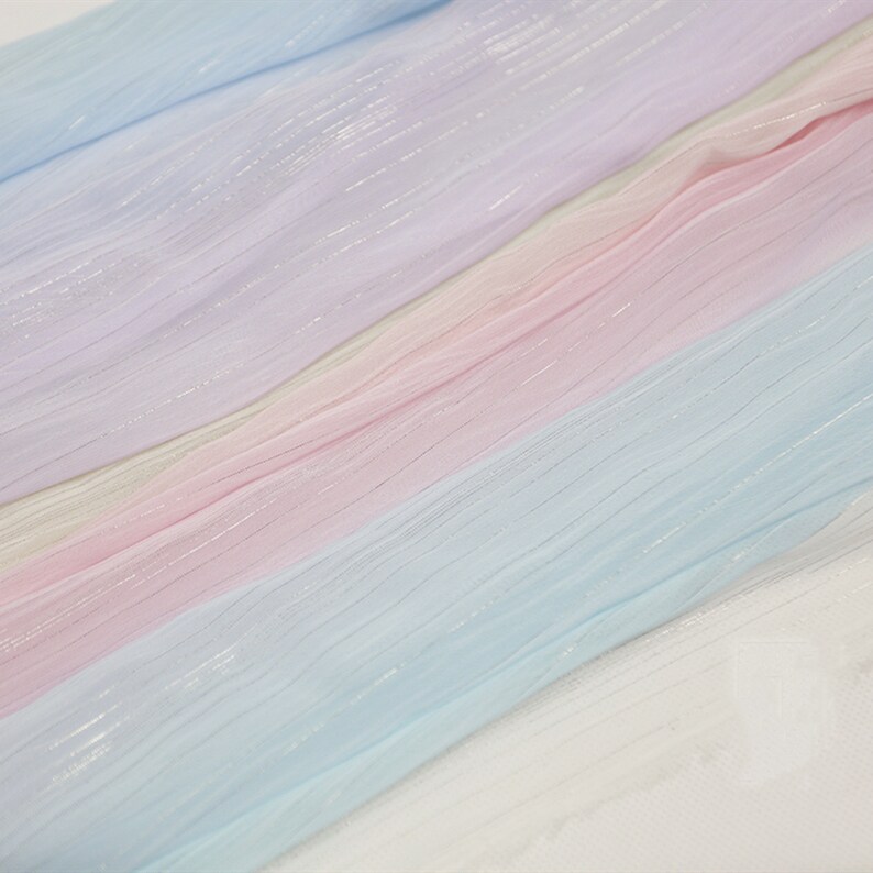 Ombre Chiffon Lace Fabric Gradient Fabric With Shinny Thread - Etsy