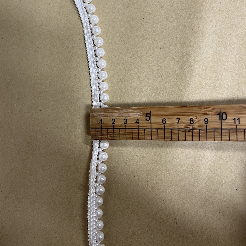 Pearl Trim Pearl Ribbon Pearl Beaded Lace Trim Bridal Sash - Etsy