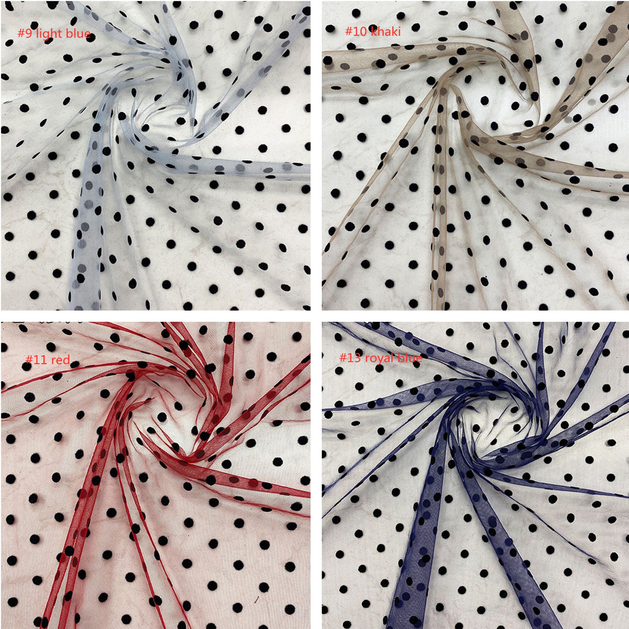 Dot Lace Fabric Gathered Dot Veil Fabric Soft Polka Dot | Etsy