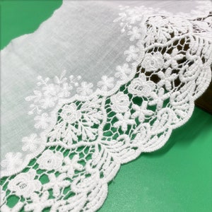 7.8 Width Cotton Lace Trim, Retro Cotton Lace, Embroidery Cotton Lace ...