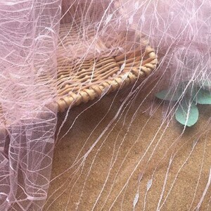 Off White/black Branch Lace Fabric, Embroidered Dot and Lightning Lace ...