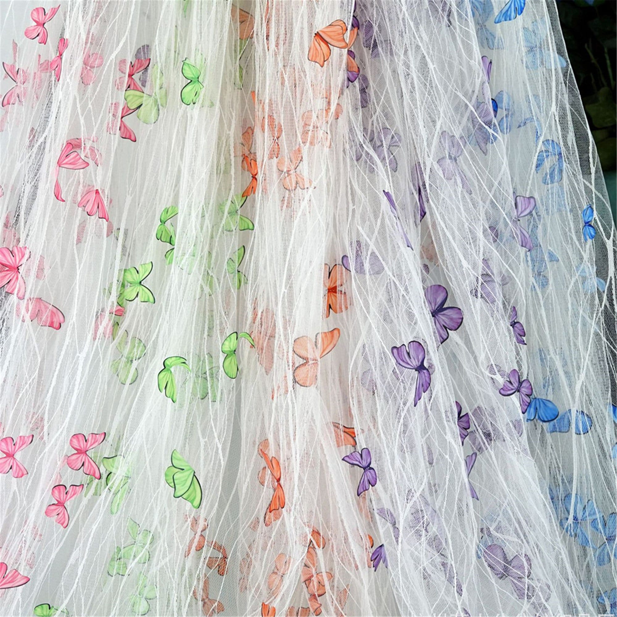 3D Butterfly Lace Fabric Butterfly Applique Embroidery Lace - Etsy