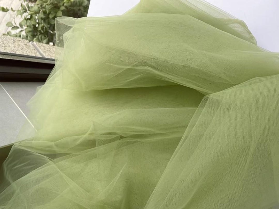 Fairy Tulle Fabric, Plain Stiff Mesh for Wedding Dress, Prom Gown, Doll ...