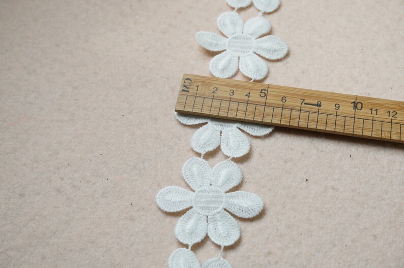 Floral Lace Trim Vintage Style Lace Wedding Floral Trim - Etsy