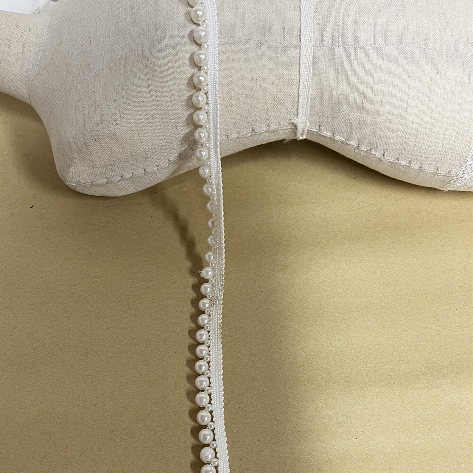 Pearl Trim Pearl Ribbon Pearl Beaded Lace Trim Bridal Sash - Etsy