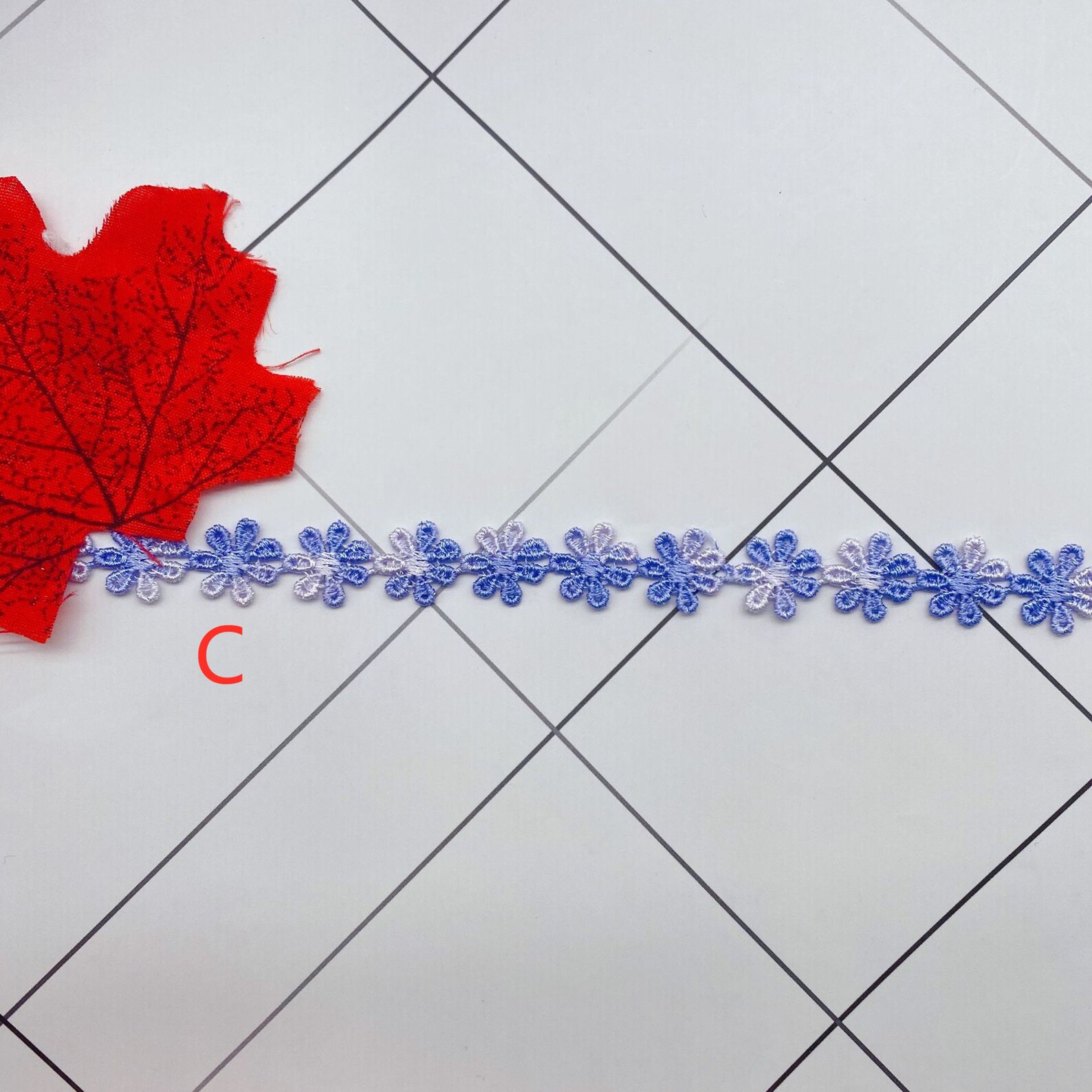 Floral Lace Trim Dreamy Colorful Lace Trim Rainbow Flowers | Etsy