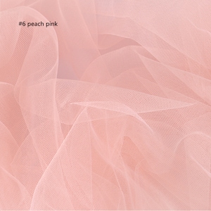 Soft Tulle Fabric 63" Wide Netting Tulle Fabric for Veils, Doll Dress ...