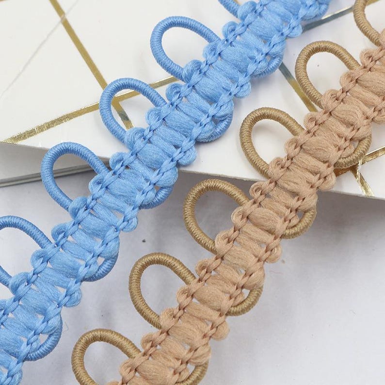 Button Loop Elastic, Colorful Buttonhole Trim for Bridal Gown, Wedding ...