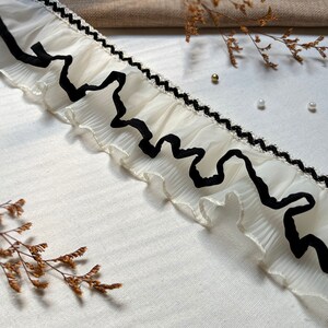 Cute Ruffled Lace Trim, 2 Layers Lace Trim for Dress, Costume Design ...