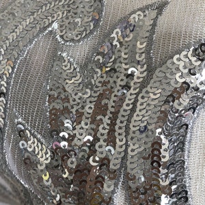 Gold/silver Lace Applique, Mirror Pair of Sequins Lace Applique for ...