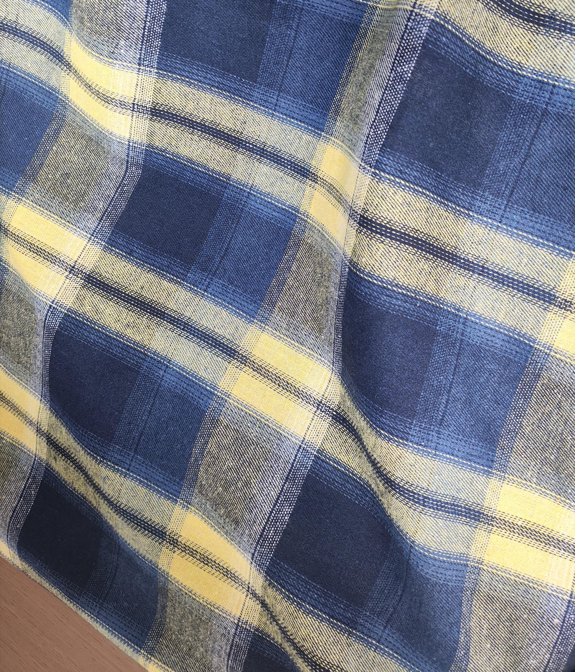 Vintage Style Plaid Soft Polycotton Fabric for Shirts, Blouse, Dress ...