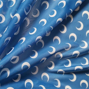 Print Moon Lace Fabric, Stretch Lace Fabric, 4 Way Stretch Polyester ...