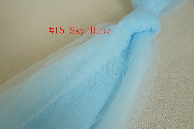 16 Colors Tulle Lace Fabric, Soft Tulle Lace Fabric, Net Fabric ...