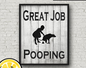 Dog bathroom decor | Etsy