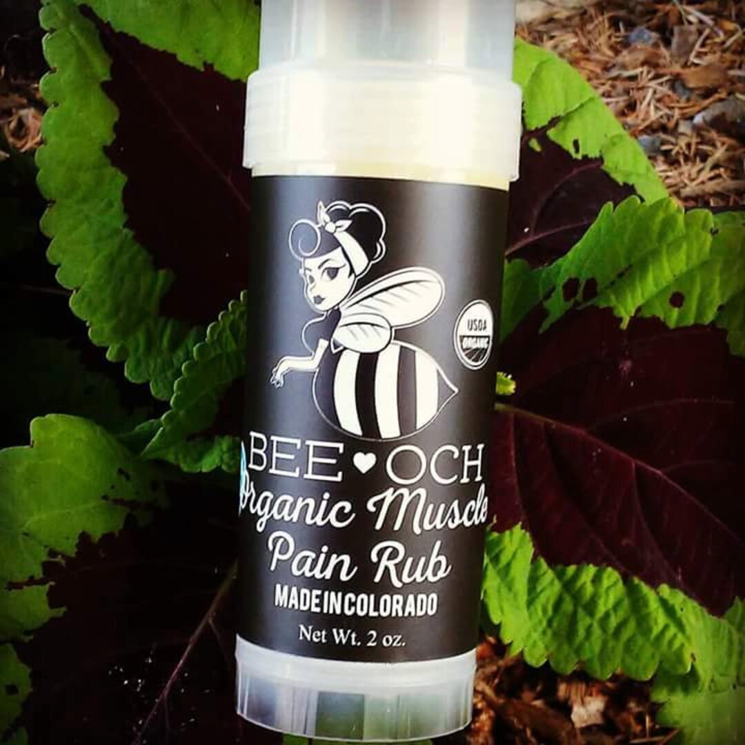 USDA Organic Muscle Pain Rub 100% Chemical Free No Mess Twist up Tube ...
