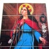 Christian Crucifix Sindonic Crucifix Tile Mural Wall Crucifix Jesus ...