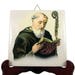 Saint Benedict of Nursia Collectible Ceramic Tile - St Benedict ...