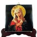 Virgin Mary Icon Extreme Humility Christian Icon on Ceramic Tile ...