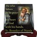 Catholic gifts Saint Benedict medal ceramic tile Christian | Etsy
