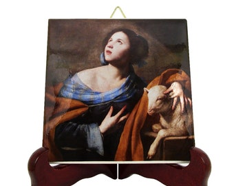 Saint Agnes Icon - Etsy