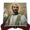 Saint Roch of Montpellier Icon on Ceramic Tile Catholic Saints Serie ...
