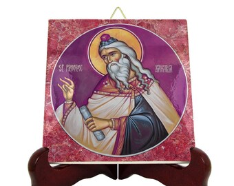 St Zacharias Icon - Etsy