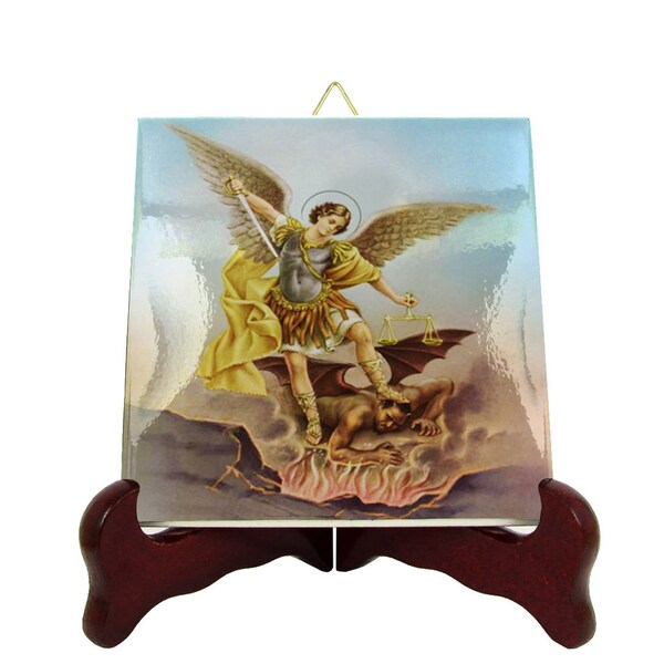 St Michael the Archangel Wall Plaque - Etsy