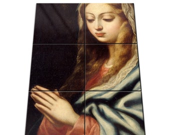 Virgin Mary Tile Mural | Etsy