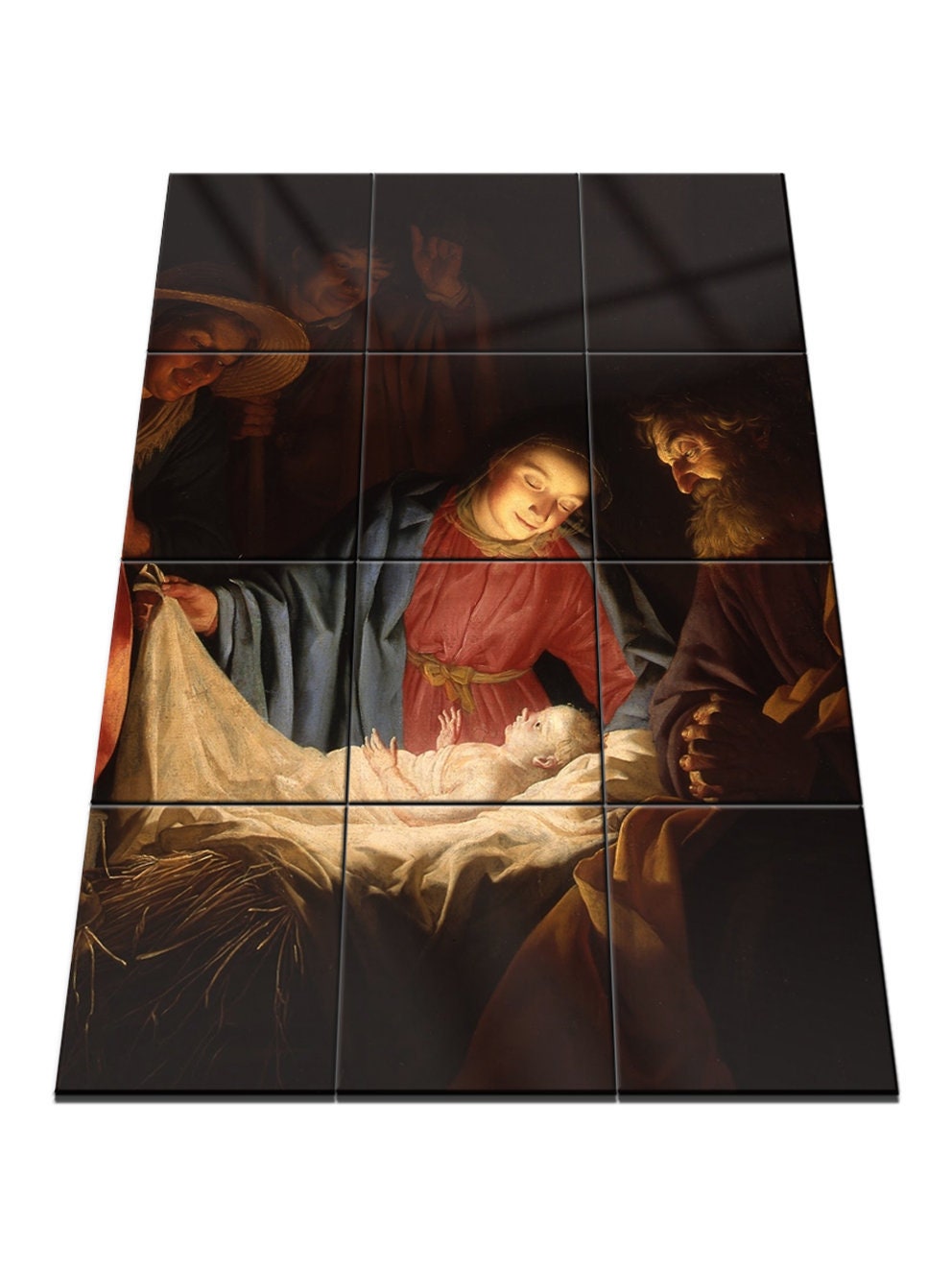 Religious wall art The Nativity of Jesus Catholic Art | Etsy